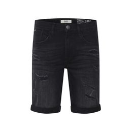 Jeansshorts Blend "Jeansshorts BHDeniz", Herren, Gr. L, N-Gr, schwarz (denim schwarz), Web, Obermaterial: 98% Baumwolle CO. 2% Elasthan EL., unifarben, regular fit kurz, Jeans Jeansshorts