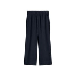 Marc O'Polo Culotte MARC O'POLO DENIM, Damen, Gr. M, N-Gr, blau depths, Web, Obermaterial: 100% Lyocell, relaxed fit kn&ouml;chellang, Hosen Culotte, relaxed fit aus LENZING Lyocell