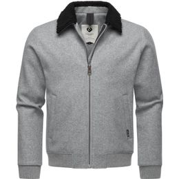 Outdoorjacke Ragwear "Outdoorjacke Sivval Felt", Herren, Gr. XL, grau (light grau), Obermaterial: 100% Polyester PES. Obermaterial: Futter: 100% Polyester PES. 100% Polyester PES., Jacken Outdoorjacke