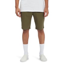 Chinoshorts DC Shoes "Worker", Herren, Gr. 28(XS), gr&uuml;n (ivy gr&uuml;n), Obermaterial: 99% Walkfrottier, 1% Elasthan;, Hosen Chinoshorts