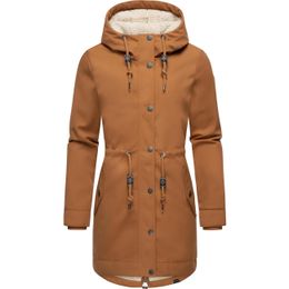 Parka Ragwear "Kurzmantel Canny Canvas", Damen, Gr. XXL, braun (braun sugar), Obermaterial: 100% Polyester PES. Obermaterial: Futter: 100% Polyester PES. 100% Polyester PES., Jacken Parka