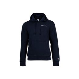 Sweatshirt Champion "Sweatshirt Hooded Sweatshirt Heavy Soft", Herren, Gr. L, blau (dunkelblau), Obermaterial: 70% Baumwolle CO. 30% Polyester PES., Sweatshirts Sweatshirt