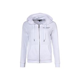Sweatshirt Armani Exchange "Sweatjacke", Damen, Gr. XS, wei&szlig;, Obermaterial: 60% Baumwolle CO. 40% Polyester PES., Sweatshirts Sweatshirt