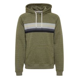 Kapuzenpullover Blend "Hoodie BHSweatshirt", Herren, Gr. M, gr&uuml;n (winter moss), Obermaterial: 60% Baumwolle CO. 40% Polyester PES., gestreift, h&uuml;ftlang, Pullover Kapuzenpullover
