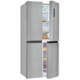 Exquisit Multi Door "MD425-150-040C", Energieeffizienz: C, silber (inoxlook), B:79cm H:180cm T:70cm, K&uuml;hlschr&auml;nke, Multi Door