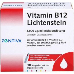 Vitamin B12 1.000 &mu;g Lichtenstein Ampullen 10X1 ml