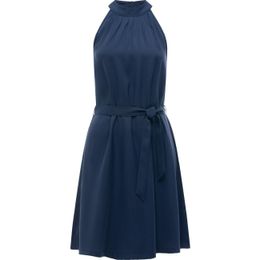 A-Linien-Kleid Ragwear "A-Linien-Kleid Angylee YOUMODO", Damen, Gr. M, N-Gr, blau (midnight), Obermaterial: 80% Viskose CV. 20% Polyester PES., Kleider A-Linien-Kleid