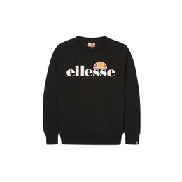 Sweatshirt Ellesse "Sweatshirt Suprios Sweatshirt Jnr", Jungen, Gr. 128-134, schwarz, Obermaterial: 80% Baumwolle CO. 20% Polyester PES., Sweatshirts Sweatshirt