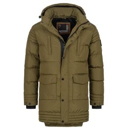 Winterjacke Alessandro Salvarini "Alessandro Salvarini Herren Winterjacke AS285", Herren, Gr. L, gr&uuml;n (schwarz olive), Obermaterial: 100% Polyester PES., Jacken Winterjacke