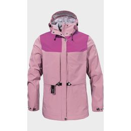 Sch&ouml;ffel Outdoorjacke SCH&Ouml;FFEL "2L Jacket Style Maghera WMN", Damen, Gr. 38, 3105, rosa, Oberstoff: 100% Polyester; (Membran: Polyurethan); Futter: 100% Polyester, regular fit, hoch geschlossener Ausschnitt, Jacken Outdoorjacke