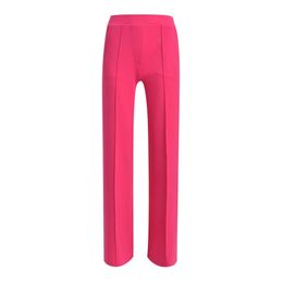 Smith & Soul Jerseyhose SMITH & SOUL, Damen, Gr. XL, N-Gr, fuchsia, Jersey, Obermaterial: 70% Polyester, 26% Viskose, 4% Elasthan, unifarben, regular fit lang, Hosen Jerseyhose, mit Elastikbund, Paspelierung