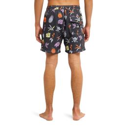 Boardshorts Quiksilver "One Piece Printed 16", Herren, Gr. L, phantom opqs gomu no mi, Obermaterial: 95% Microfaser, 5% Elasthan;, Hosen Boardshorts
