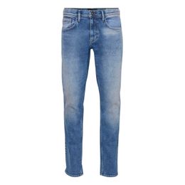 5-Pocket-Jeans Blend "5-Pocket-Jeans BHBlizzard", Herren, Gr. 31, L&auml;nge 30, blau (denim middle blau), Obermaterial: 94% Baumwolle CO. 4% Polyester PES. 2% Elasthan EL., Hosen 5-Pocket-Jeans