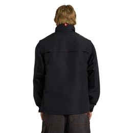 Outdoorjacke Quiksilver "YG Crossbone Spray", Herren, Gr. XS, schwarz, Obermaterial: 100% Microfaser;, Jacken Outdoorjacke