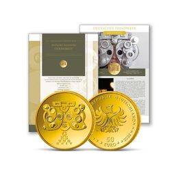 Gold-Numisblatt 2025: "Deutsches Handwerk - Gesundheit"