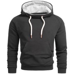 Kapuzenpullover Alessandro Salvarini "Alessandro Salvarini Herren Hoodie AS291", Herren, Gr. S, schwarz, Obermaterial: 65% Baumwolle CO. 35% Polyester PES., Sweatshirts Kapuzenpullover