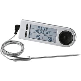 R&ouml;sle Grillthermometer R&Ouml;SLE "SlideX, 25086", silber (silberfarben), B:5cm H:2cm, Edelstahl, Kunststoff, Temperaturmessger&auml;te, Grillthermometer, digitaler Kerntemperaturmesser, 5 Stufen, &ndash;20 / +250 C
