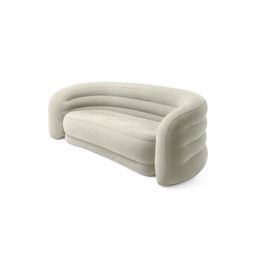 Luftsofa Intex "gew&ouml;lbtes Sofa", grau, Luftbetten, B/H/L: 109cm x 81cm x 229cm, PVC, Luftsofa, B:109cm H:81cm L:229cm