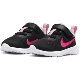 Laufschuh Nike "REVOLUTION 6 (TD)", Jungen, Gr. 19,5, pink (schwarz, hyper, pink, pink, foam), Synthetik, Textil, Schuhe Laufschuh, f&uuml;r Kinder