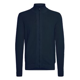 !Solid Strickjacke SOLID "Strickjacke SDNicklas", Herren, Gr. M, blau (insignia blau), Obermaterial: 100% Baumwolle CO., Strickjacken Strickjacke