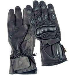 Motorradhandschuhe Roleff "Racewear" Gr. S, schwarz, Handschuhe, S, Obermaterial: 100% Rindsleder. Innenfutter: 100% Polyester, Motorradhandschuhe, winddicht, wasserdicht