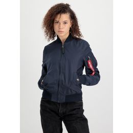 Bomberjacke Alpha Industries "MA-1 TT Light W", Damen, Gr. M, blau (rep.blau), Obermaterial: 100% Nylon, Futter: 100% Nylon, Jacken Bomberjacke