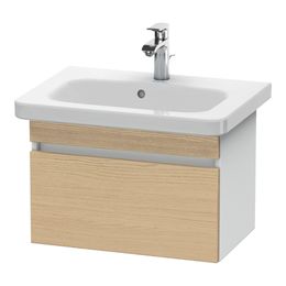 Duravit Waschtischunterschrank Com DuraStyle 58x36,8cm, Ei natur/wei&szlig; matt, 1 Auszug (DS637903018)