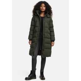 Winterjacke Marikoo "Marikoo Schneesternchen Damen Winter Steppjacke B890", Damen, Gr. S, gr&uuml;n (olive), Obermaterial: 100% Polyester PES., Jacken Winterjacke
