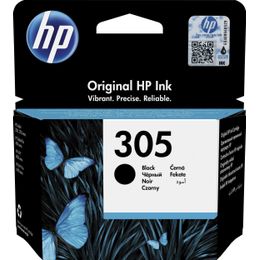 HP Tintenpatrone "HP original Druckerpatrone 305 schwarz/black", schwarz, Tintenpatronen, 3 Probemonate gratis* drucken, Tintenpatrone