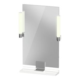 Duravit LED-Spiegel 9 W Sivida 45x65x3,6cm, w g, Leu., au, stl, Gr. chr (SV7420010220000)