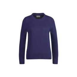 Sweater Gant "Strickpullover CLASSIC COTTON C-NECK", Damen, Gr. XXL, blau (blau (dusty navy)), Obermaterial: 100% Baumwolle CO., Sweatshirts Sweater