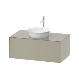Duravit Waschtischunterschrank o. ES White Tulip 40,8x100x 55, 1 Auszug, Taupe Seidenmatt (WT4976060600010)