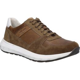 Sneaker Josef Seibel "Cameron 10, cognac-kombi", Herren, Gr. 41, braun (cognac, kombi), Obermaterial: 100% Rindsleder Leather cow., Schuhe Sneaker