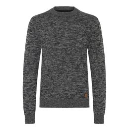 Strickfleece-Pullover Blend "Strickpullover BHDanno", Herren, Gr. L, schwarz, Obermaterial: 70% Baumwolle CO recyc.. 30% Polyester Pol. recyc.., Pullover Strickfleece-Pullover