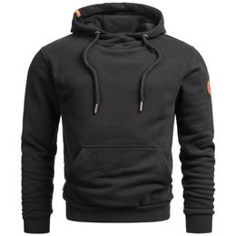 Kapuzenpullover Alessandro Salvarini "Alessandro Salvarini Herren Hoodie AS294", Herren, Gr. L, schwarz, Obermaterial: 65% Baumwolle CO. 35% Polyester PES., Sweatshirts Kapuzenpullover