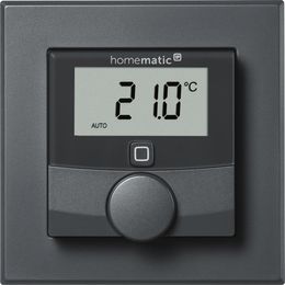 homematic IP Heizk&ouml;rperthermostat "Wandthermostat mit Luftfeuchtigkeitssensor (V2)", grau (anthrazit), B:16cm H:5 T:20cm, Heizk&ouml;rperthermostate, Heizk&ouml;rperthermostat