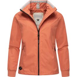 Outdoorjacke Ragwear "&Uuml;bergangsjacke Apola", Damen, Gr. XL, rot (brick rot), Obermaterial: 100% Polyester PES. Obermaterial: Futter: 100% Polyester PES., Jacken Outdoorjacke