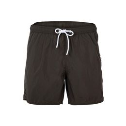Badeshorts Emporio Armani "Badeshorts Embroidery Logo 1er Pack", Herren, Gr. XL, N-Gr, schwarz, Obermaterial: 100% Polyamid PA. Futter: 100% Polyester PES., Badehosen Badeshorts