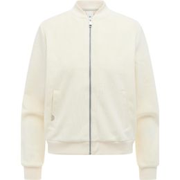 Kurzmantel Ragwear "Blouson Cairro Bonded", Damen, Gr. L, beige (ecru), Obermaterial: 91% Polyester PES. 9% Elasthan EL. Obermaterial: Futter: 94% Polyester PES. 6% Elasthan EL., M&auml;ntel Kurzmantel