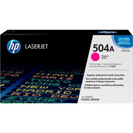 HP Tonerpatrone "HP original Toner 504, Gr&ouml;&szlig;e A+X, Farben: B/M", pink (magenta), Tonerpatronen, Tonerpatrone