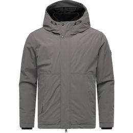 Outdoorjacke Ragwear "Funktionsjacke Saqon YOUMODO", Herren, Gr. 3XL, grau (stone grau), Obermaterial: 90% Nylon NY. 10% Elasthan EL. Obermaterial: Futter: 100% Polyester PES. 100% Polyester PES., Jacken Outdoorjacke
