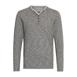 !Solid Longsleeve SOLID "Longsleeve SDBelagos", Herren, Gr. 3XL, schwarz, Obermaterial: 100% Baumwolle CO., Shirts Longsleeve