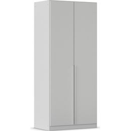 Dreht&uuml;renschrank OTTO HOME "Kleiderschrank Schrank Garderobe AGORDO TOPSELLER Schlafzimmer", grau (seidengrau), B:91cm H:210cm T:54cm, Holzwerkstoff, Schr&auml;nke, Dreht&uuml;renschrank, durchdachte Innenausstattung, in 8 Breiten und 2 H&ouml;hen MADE IN GERMANY