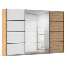 Kleiderschrank Rauch "Schwebet&uuml;renschrank OTTO&acute;s Choice Garderobe Schrank TOP ANGEBOT Avola", beige (eiche artisan, alpinwei&szlig;, leisten graumetallic), B:315cm H:229cm T:62cm, Holzwerkstoff, Schr&auml;nke, Kleiderschrank, mit eleganten Zierleisten in Chrom, Schwarz oder Wei&szlig; MADE IN GERMANY