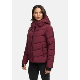 Winterjacke Marikoo "Marikoo Yukanii Damen Winterjacke Steppjacke N114", Damen, Gr. XS, rot (wine), Obermaterial: 100% Polyester PES., Jacken Winterjacke