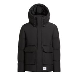 Winterjacke Khujo "Winterjacke Dave", Herren, Gr. L, schwarz, Obermaterial: 100% Polyester PES. Obermaterial: Futter: 100% Polyester PES. 100% Polyester PES., Jacken Winterjacke