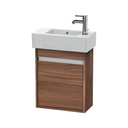 Duravit Waschtischunterschrank Ketho 45x22,5x55cm, wandh&auml;ngend, T re, Nussb natur (KT6629R7979)