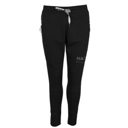 Jogginghose NASSAU BEACH "Jogginghose NB22006", Damen, Gr. S, US, schwarz, Obermaterial: 60% Baumwolle CO. 40% Polyester COOLMAX PES(Coolmax)., Hosen Jogginghose