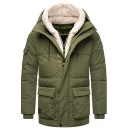 Winterjacke STONE HARBOUR "Winterjacke Lauroo XX", Damen, Gr. XL, gr&uuml;n (pine olive), Obermaterial: 100% Polyester PES. Obermaterial: Futter: 100% Polyester PES. 100% Polyester PES., Jacken Winterjacke