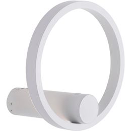 JUST LIGHT LED Wandleuchte "ARCHIE", wei&szlig;, 1, &Oslash; 22cm H: 22cm, 1 Stk., Leuchten, Dimmbar, IR-FB, Memoryfunktion, USB-Kabel, LED Wandleuchte